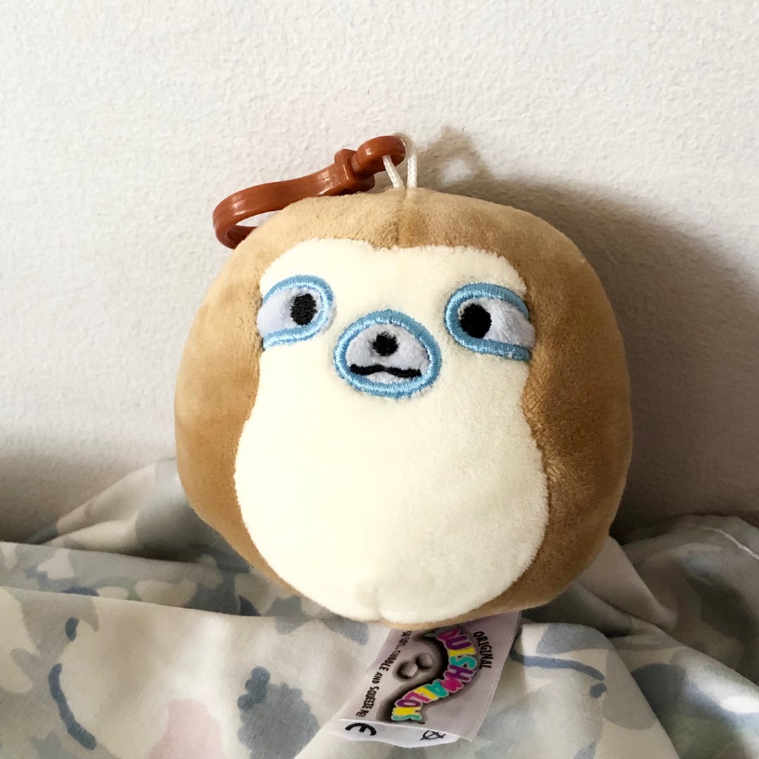 Simon the sloth squishmallows clips keychain on Carousell