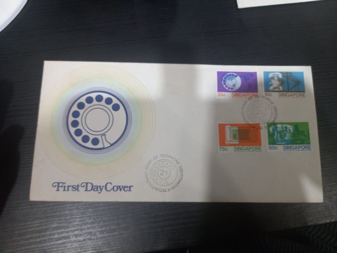 SINGAPORE 1979 100TH ANNIVERSARY OF TELEPHONE FDC, Hobbies & Toys, Memorabilia & Collectibles ...