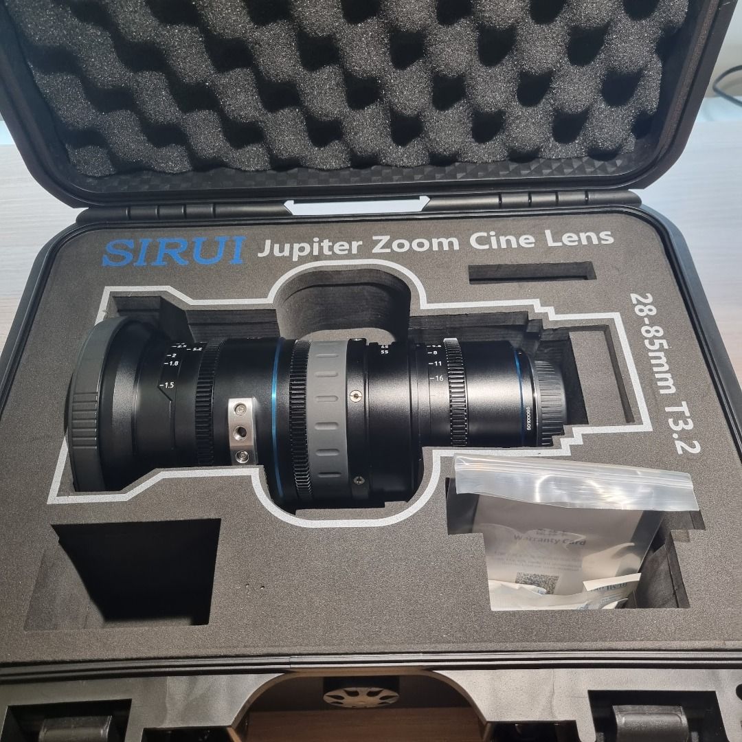 Sirui Jupiter 28-85mm T3.2 Full Frame Cine Zoom Lens EF Mount ...