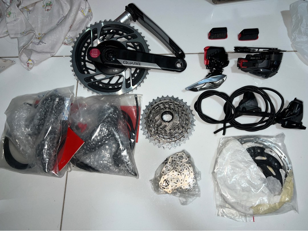 SRAM Red / Force Etap AXS Full Groupset with Powermeter, Sports ...