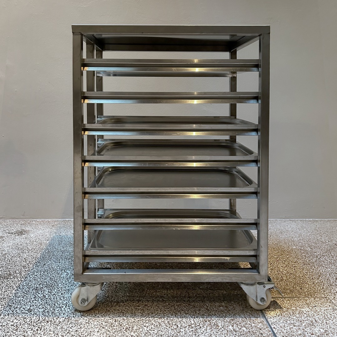 Stainless Steel Cooling Rack Trolley WITH TRAYS, TV & Home Appliances ...