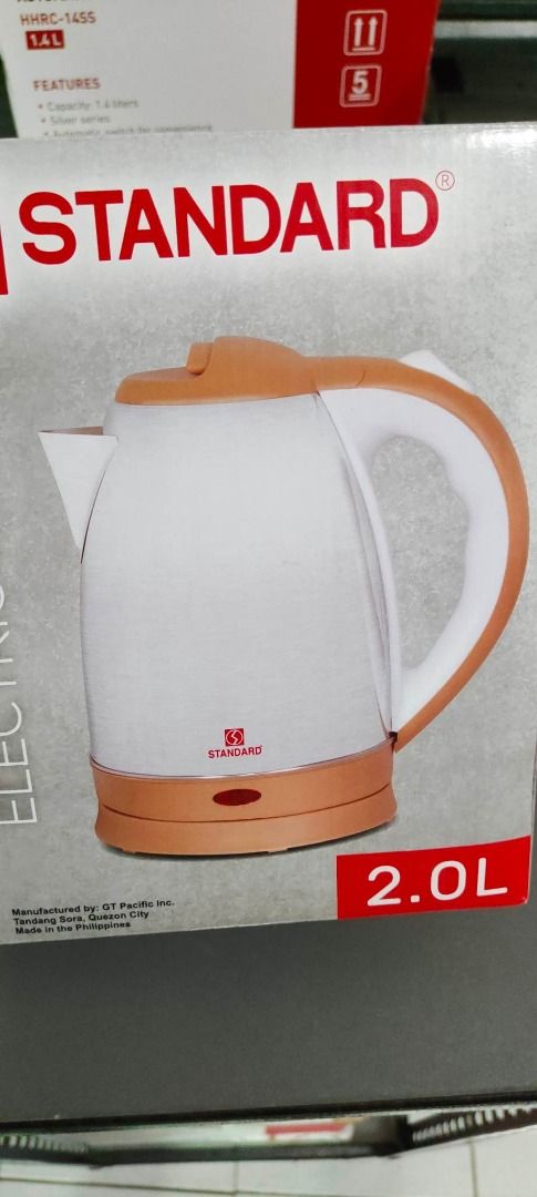 Standard 2.0L Electric Water Kettle Stainless SEK2.0L, TV & Home ...