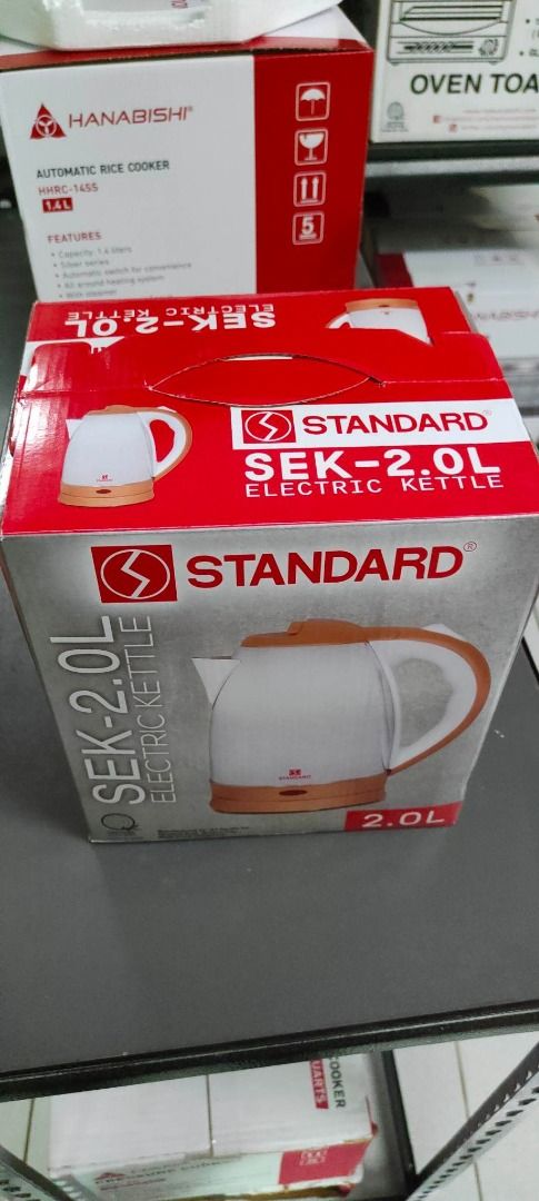 Standard 2.0L Electric Water Kettle Stainless SEK2.0L, TV & Home ...