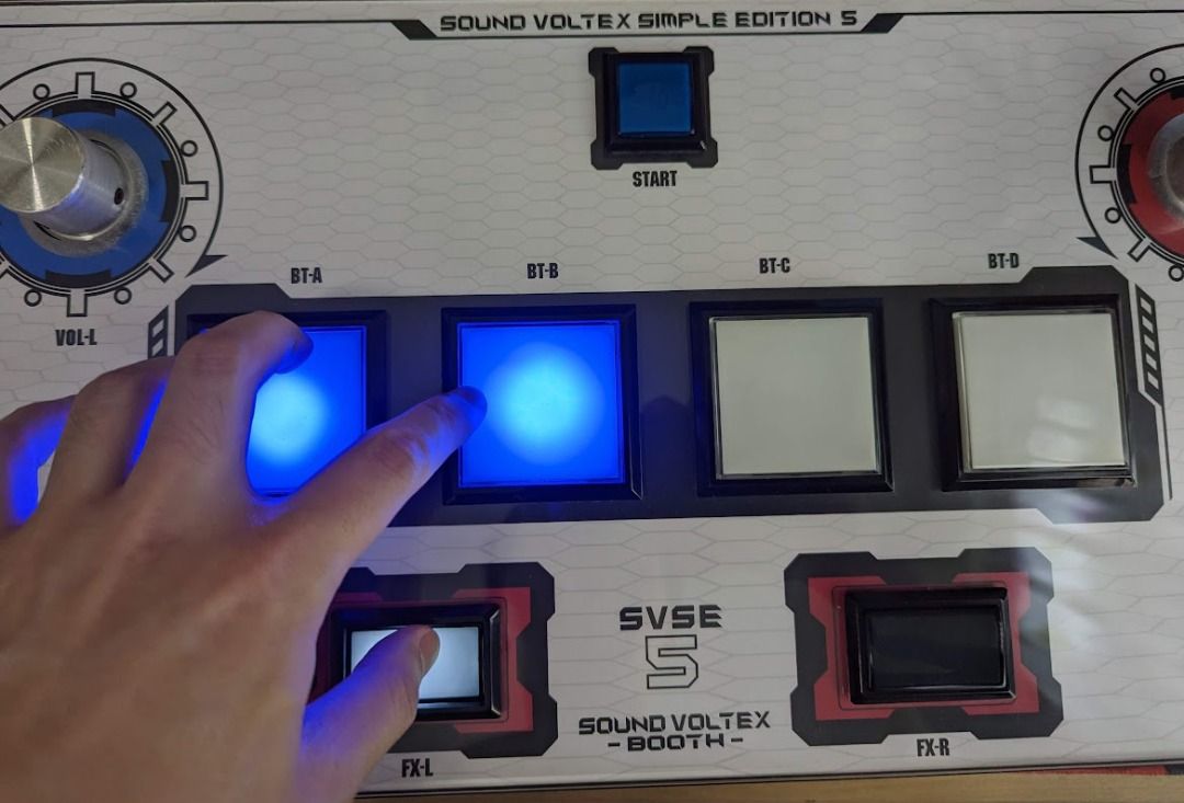 SVSE5 Sound Voltex controller, Video Gaming, Gaming Accessories ...