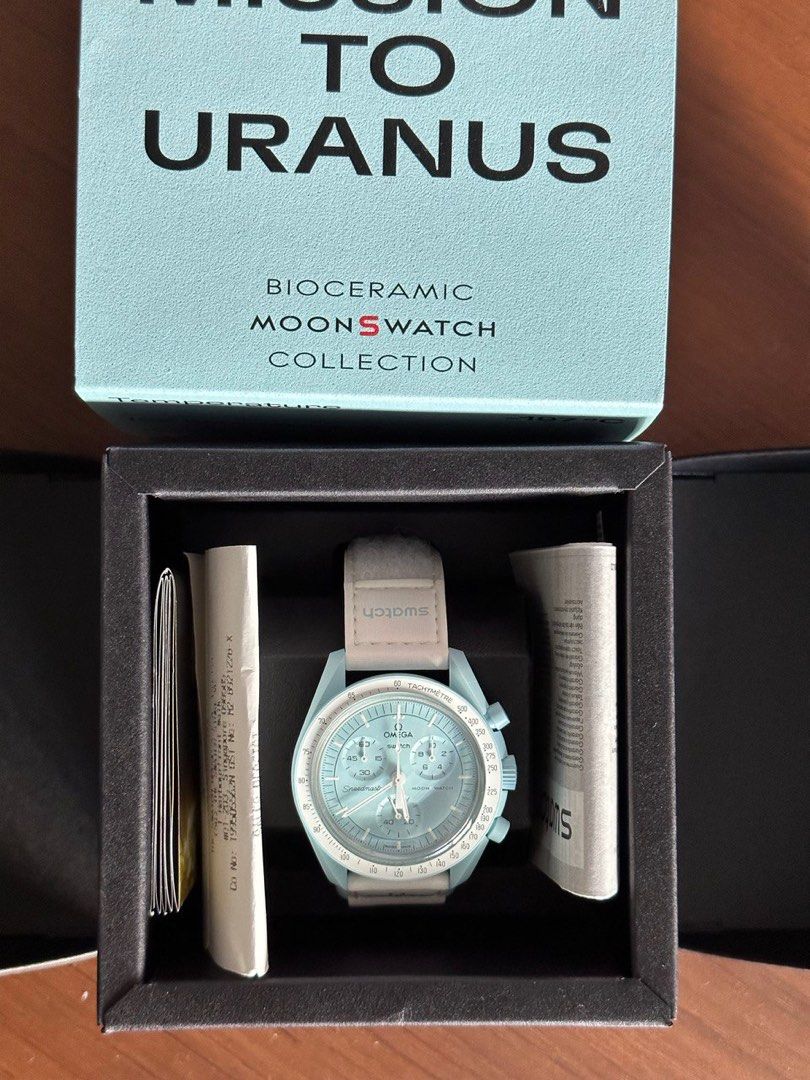 Swatch Omega Mission to Uranus, Luxury, Watches on Carousell