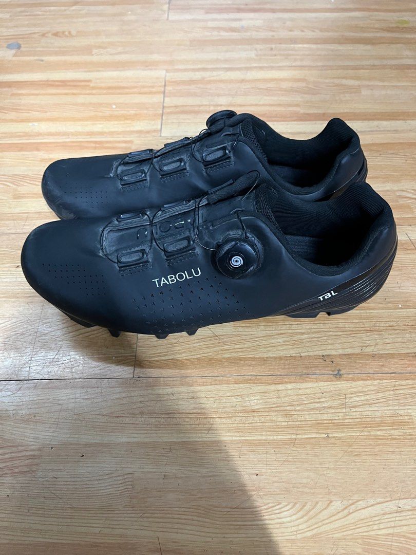 TABOLU CYCLING CLEATS MTB SHOES BLACK, Sports Equipment, Bicycles ...
