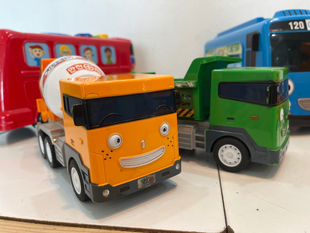 Tayo Heavy Vehicles, Hobbies & Toys, Toys & Games on Carousell