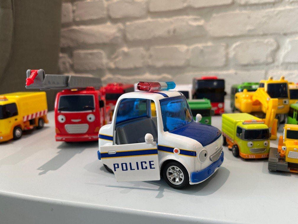 Tayo Pat police car, Hobbies & Toys, Toys & Games on Carousell