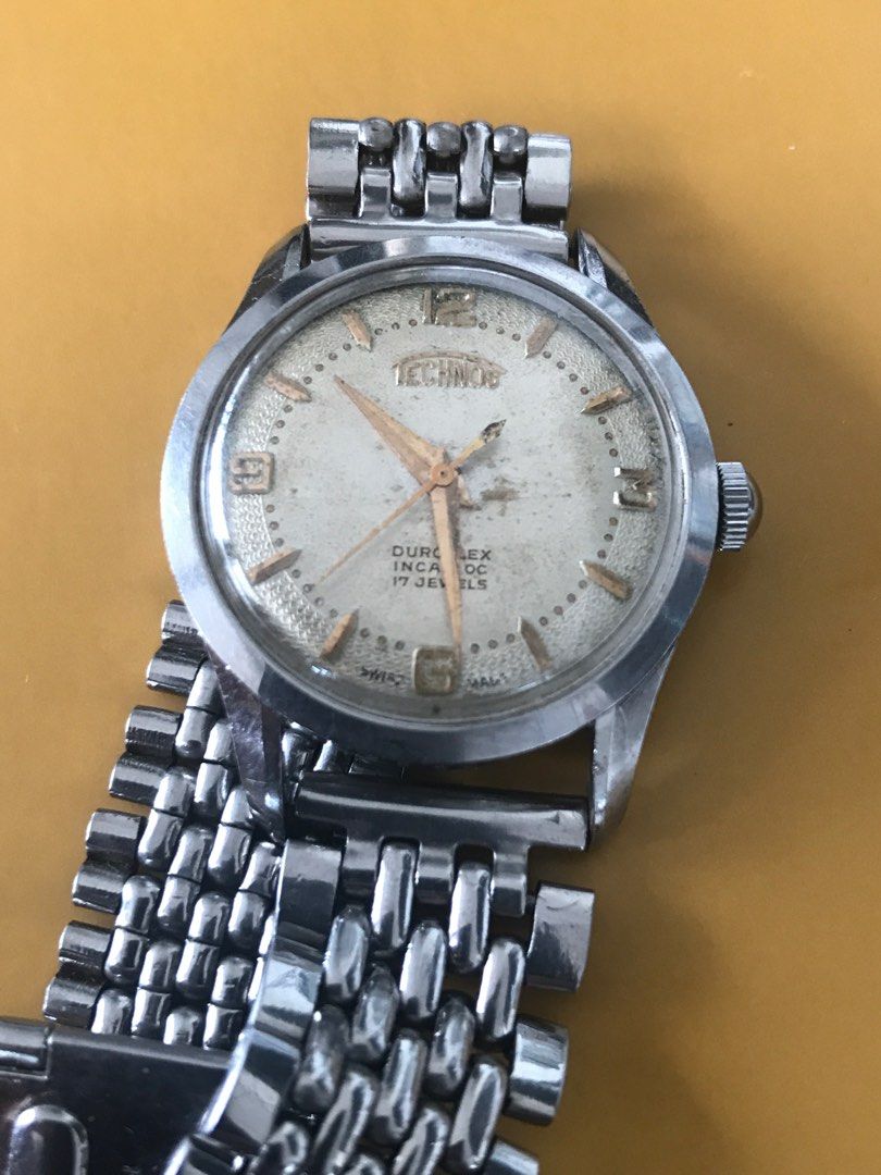 Technos Swiss Made Wristwatch Manual Winding, Men's Fashion, Watches ...