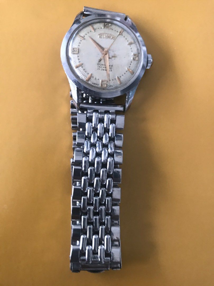 Technos Swiss Made Wristwatch Manual Winding, Men's Fashion, Watches ...