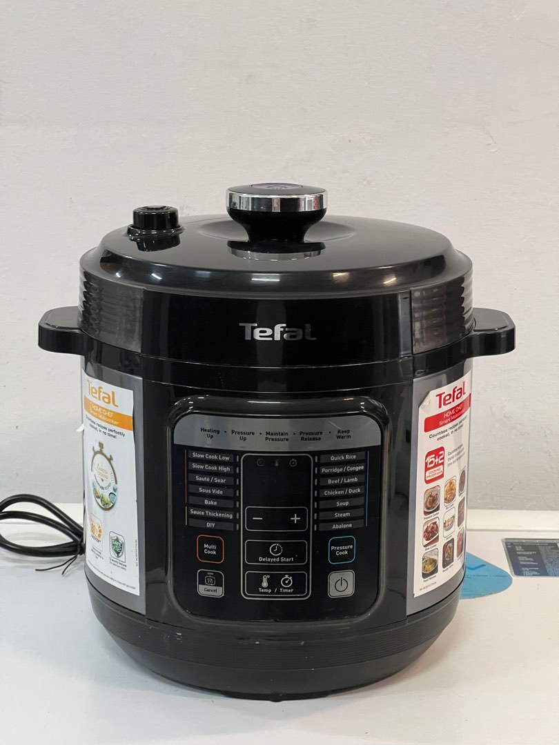 Tefal Home Chef Smart Multicooker CY601, Black/ ☎️ 88244384 Cherry, TV & Home Appliances ...