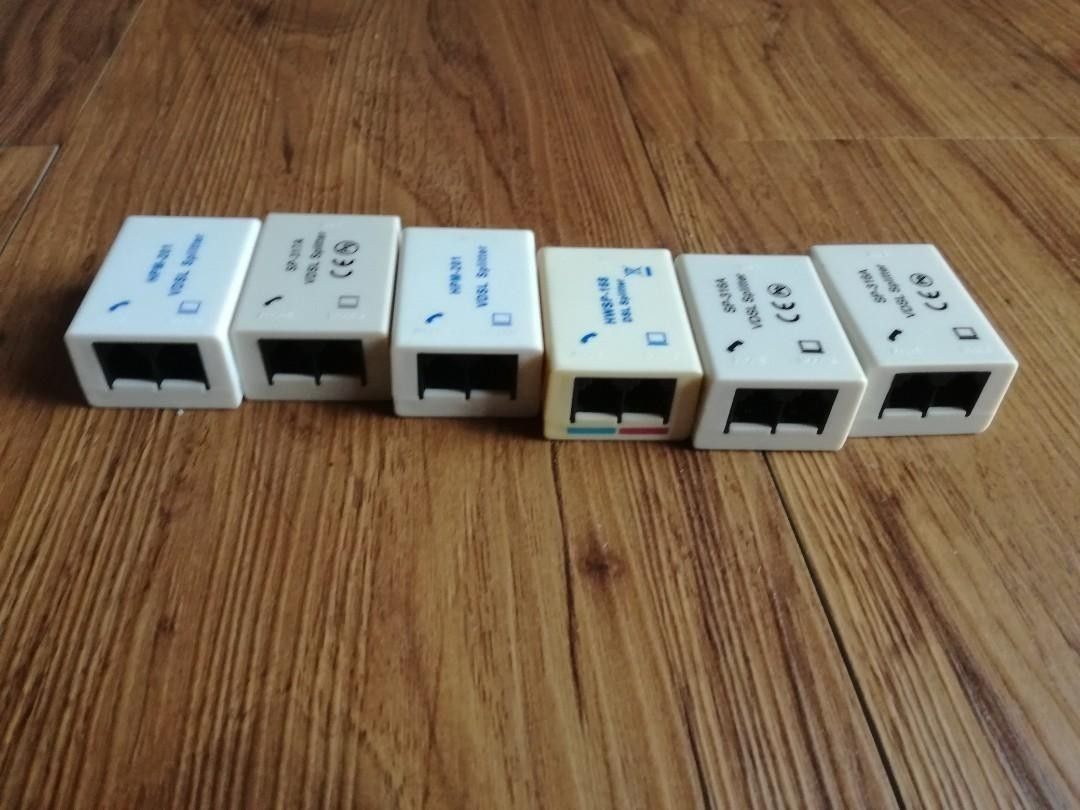 TELEPHONE LINE CORD CABLE And VDSL SPLITTER Models, like new : HPM-201 ...