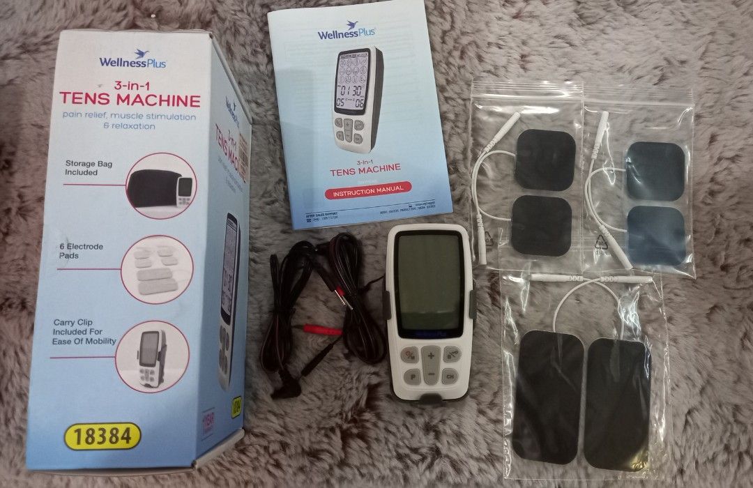 TENS MACHINE, Health & Nutrition, Massage Devices on Carousell