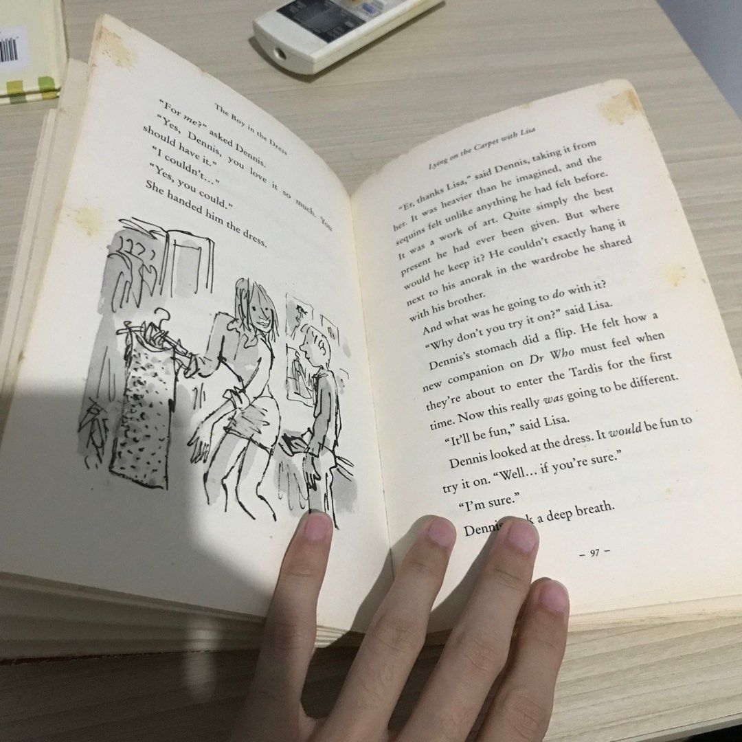 The Boy in the Dress By David Walliams, Buku & Alat Tulis, Buku Anak ...