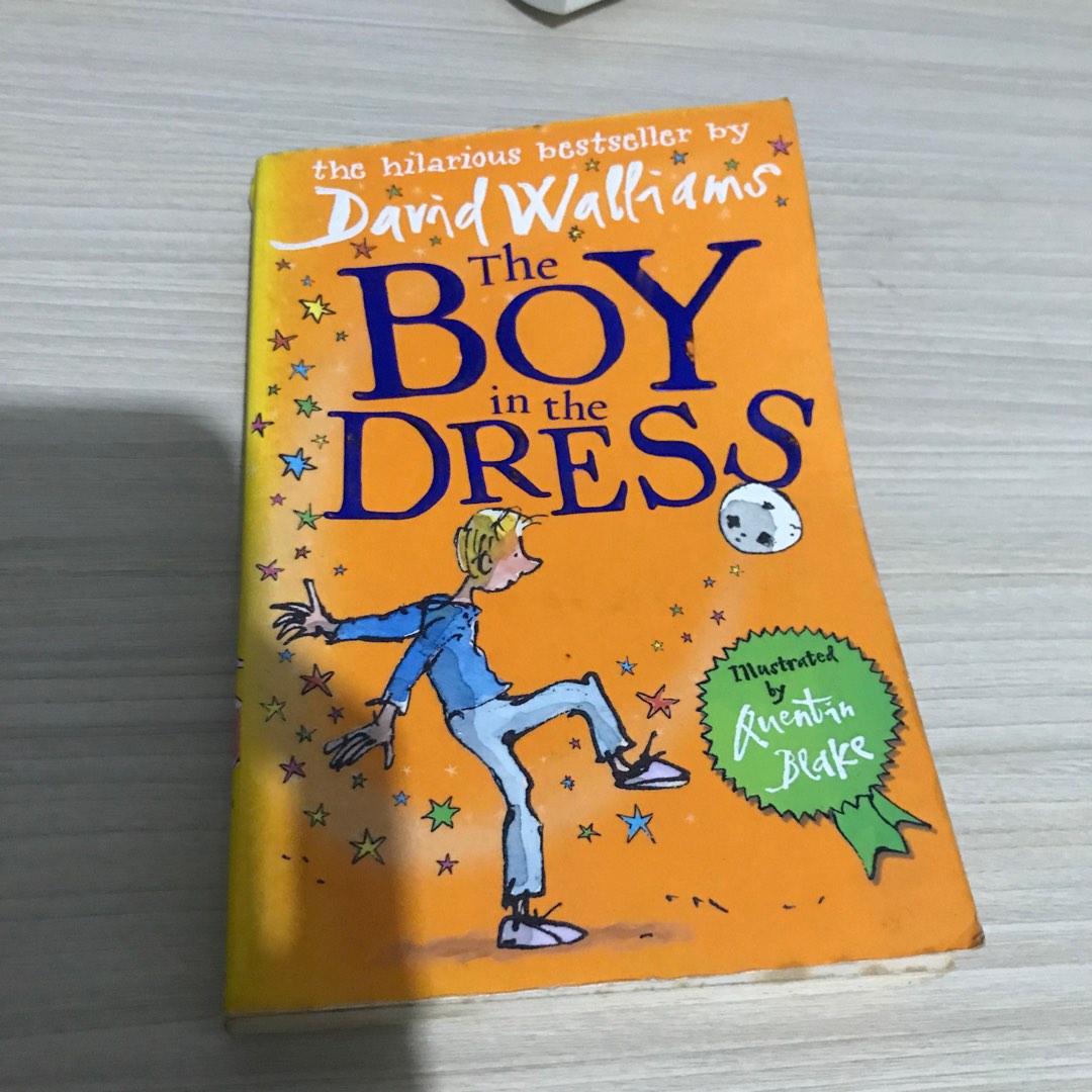 The Boy in the Dress By David Walliams, Buku & Alat Tulis, Buku Anak ...