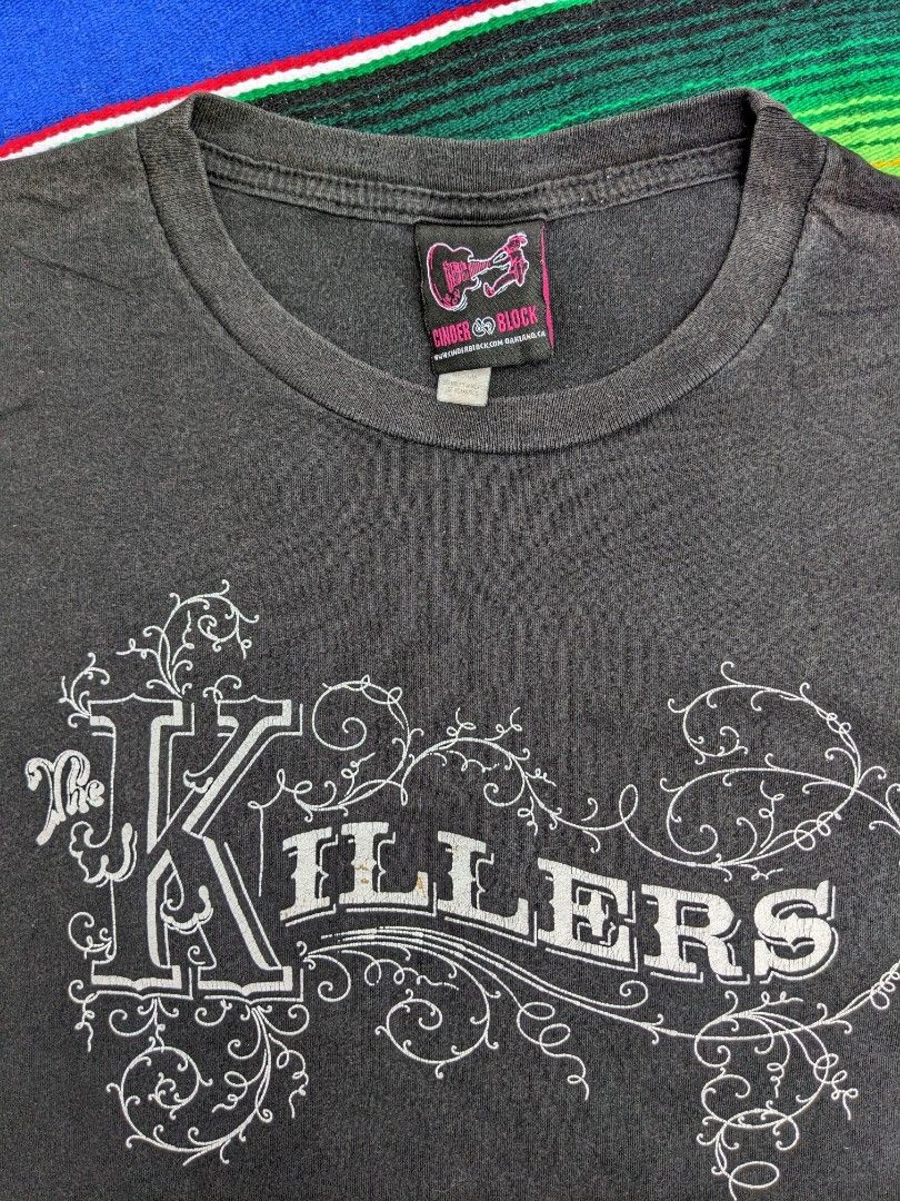 The Killers cinder block band tee, Men's Fashion, Tops & Sets, Tshirts ...