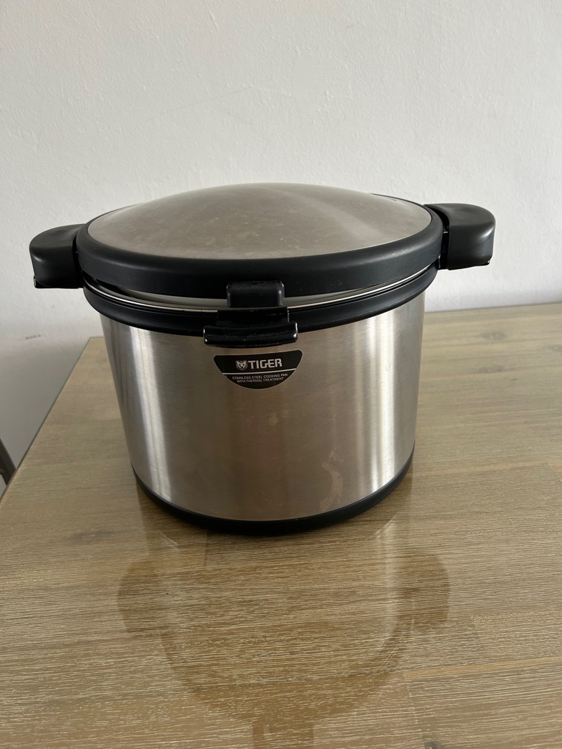 Tiger Stainless Steel Cooking Pan with Thermal Treatment, Furniture ...