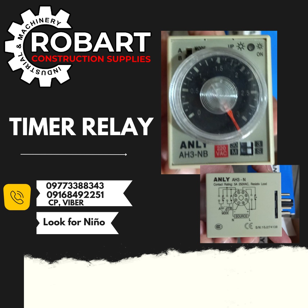 TIMER RELAY, Commercial & Industrial, Construction Tools & Equipment on ...