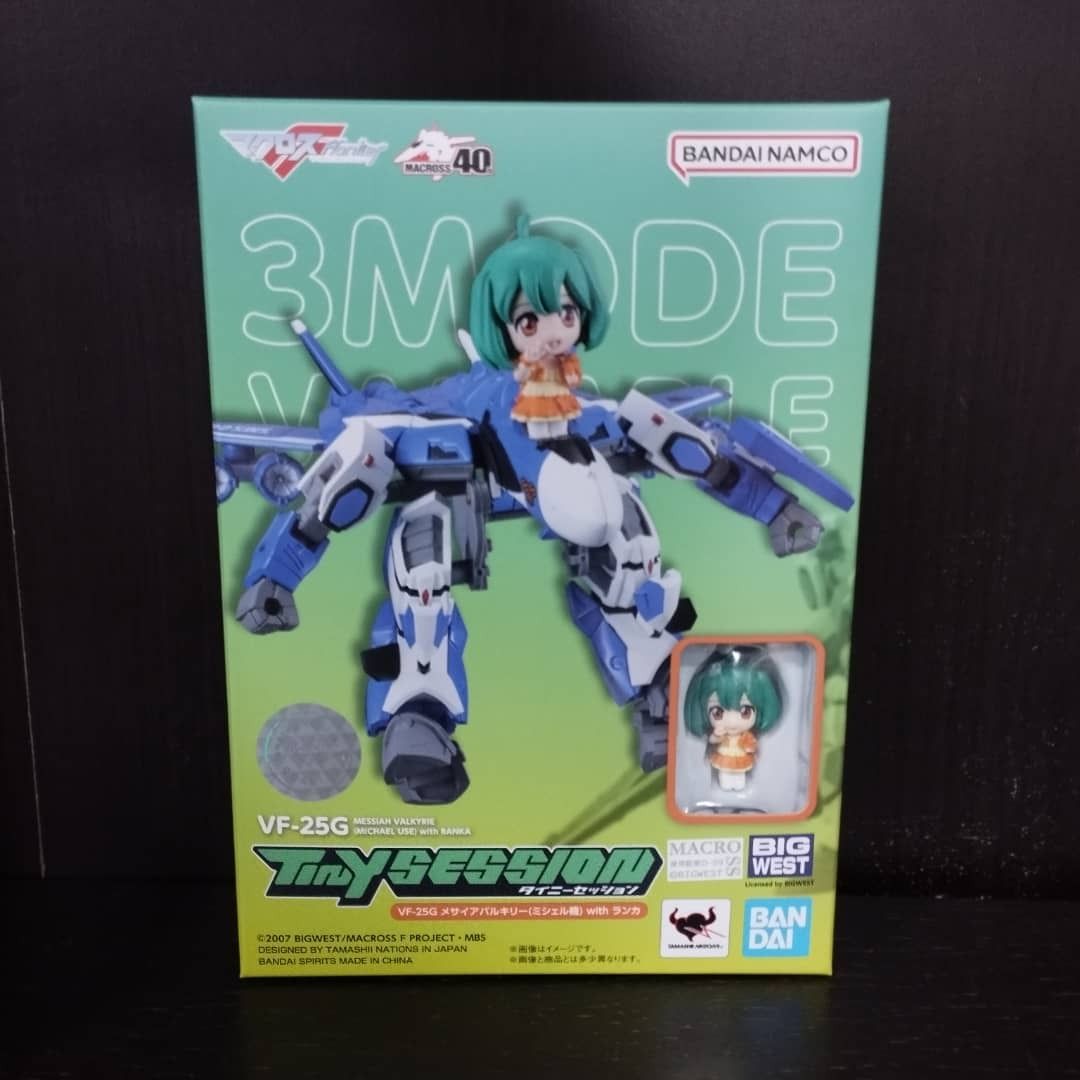 Tiny Session (Macross Frontier) - VF-25G Messiah Valkyrie (Michael Custom) with Ranka, Hobbies ...