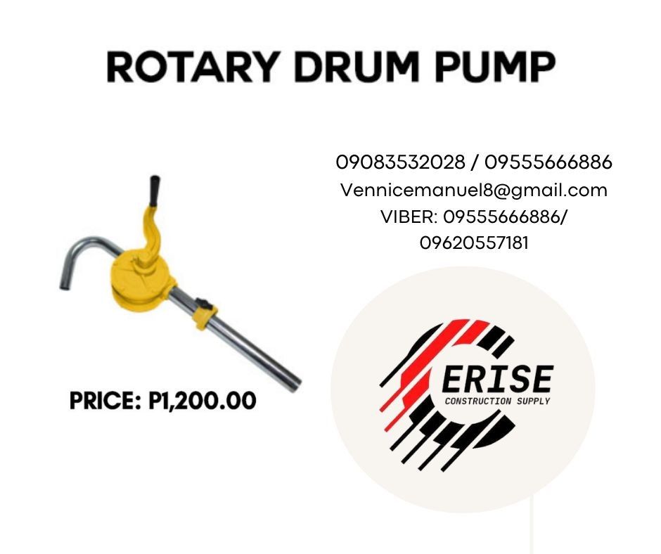 Titan rotary drum pump, Commercial & Industrial, Construction & Building Materials on Carousell