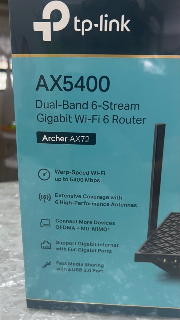 TP-Link AX5400 wifi 6 Router, Computers & Tech, Parts & Accessories ...