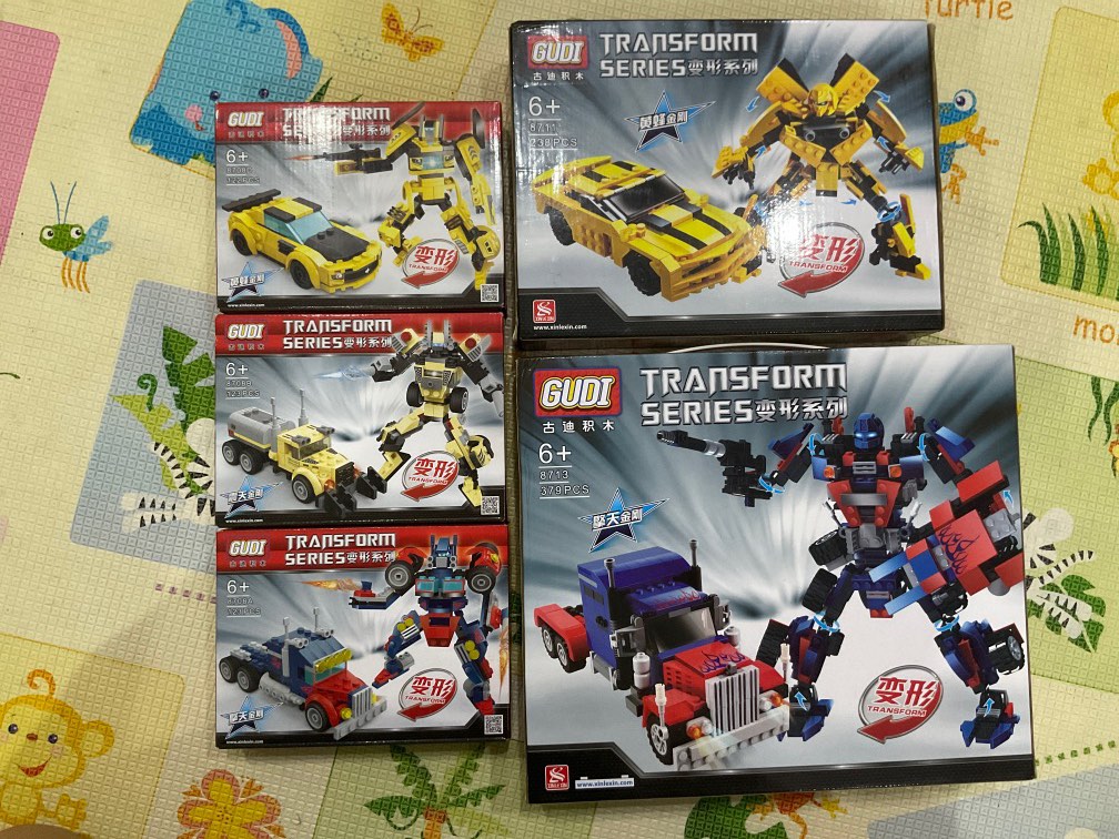 Transformer brick set, Hobbies & Toys, Toys & Games on Carousell