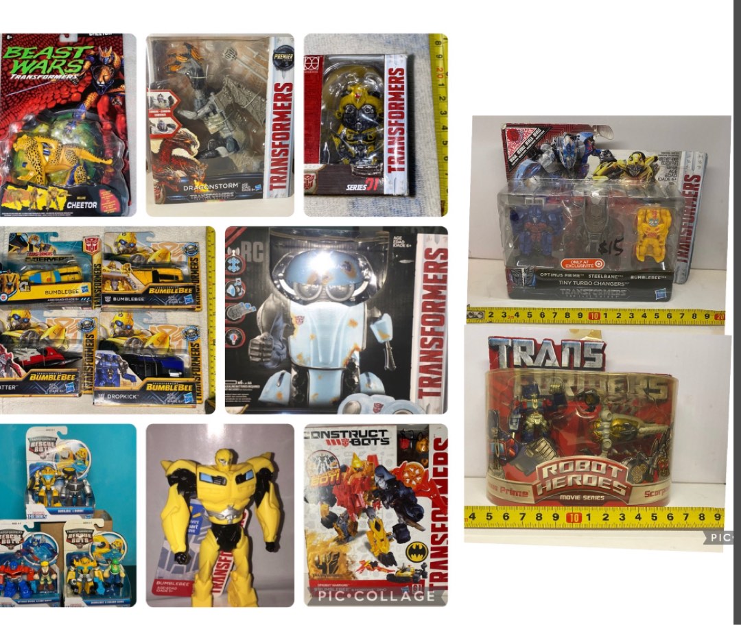 Transformers cheetor / shatter / dropkick / bumblebee / Optimus prime ...