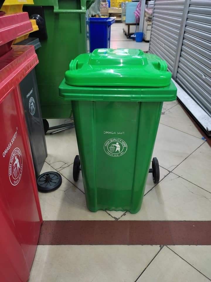Trash Bin Heavy Duty (120/240/360L), Furniture & Home Living, Cleaning ...
