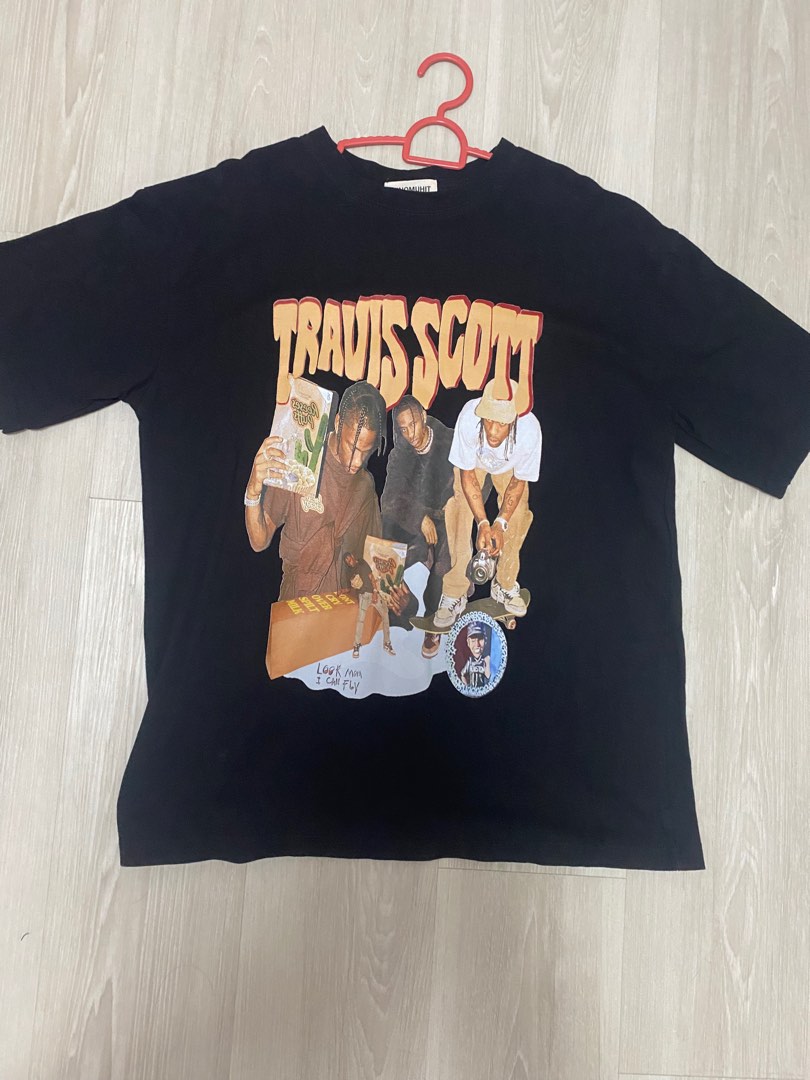 Travis Scott graphic tee, Men's Fashion, Tops & Sets, Tshirts & Polo ...