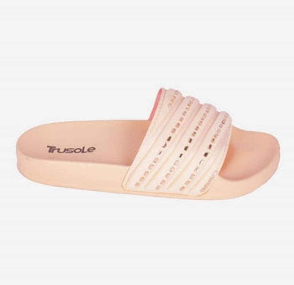 TRUSOLE WOMEN DAHLI SLIDES, Women's Fashion, Footwear, Flats & Sandals ...