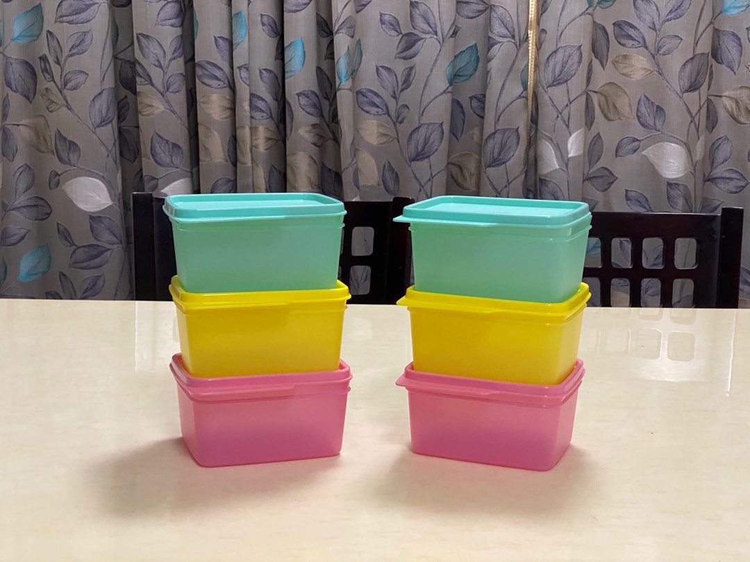 Tupperware Containers/ Keep tab storage box/ Refrigerator box/ snack ...