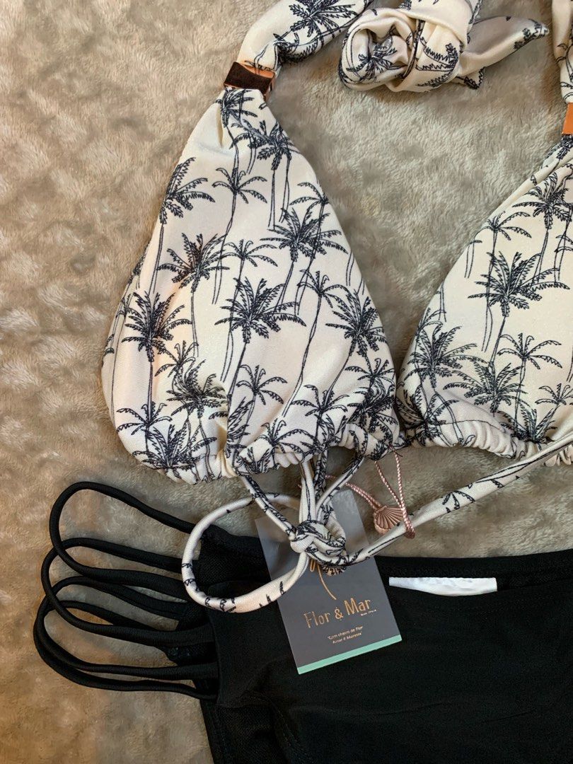 two piece string swimsuit on Carousell