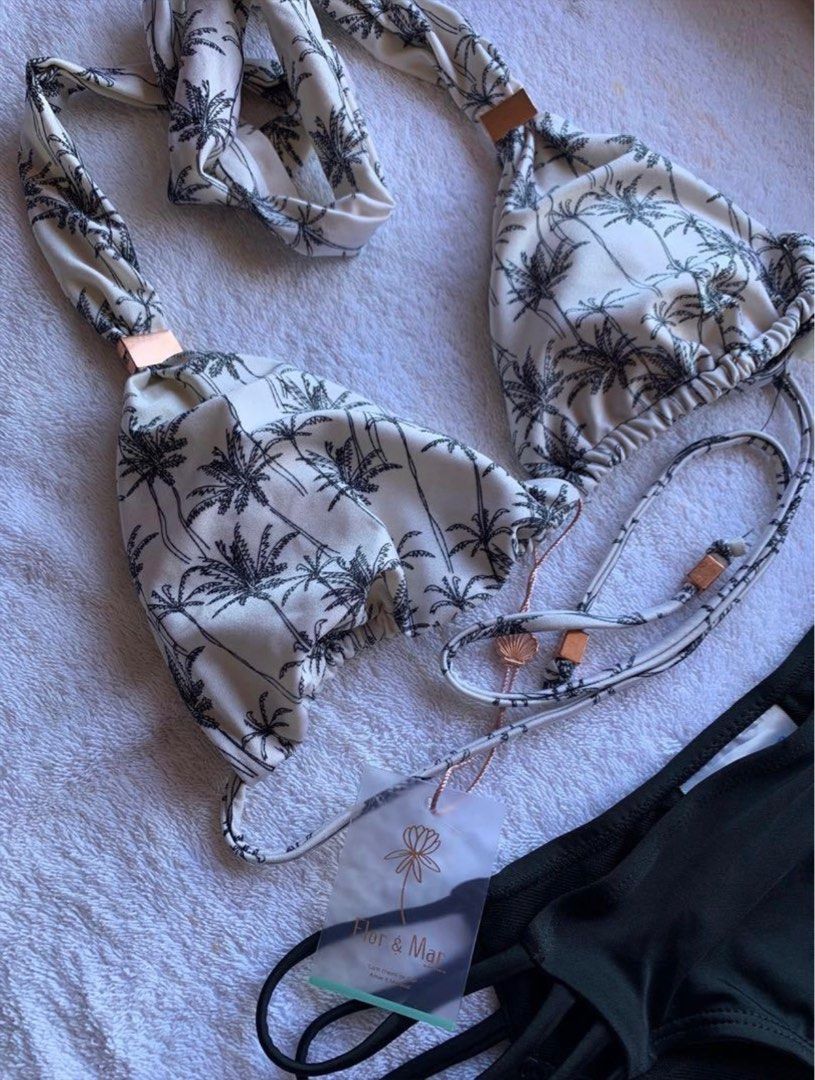 two piece string swimsuit on Carousell