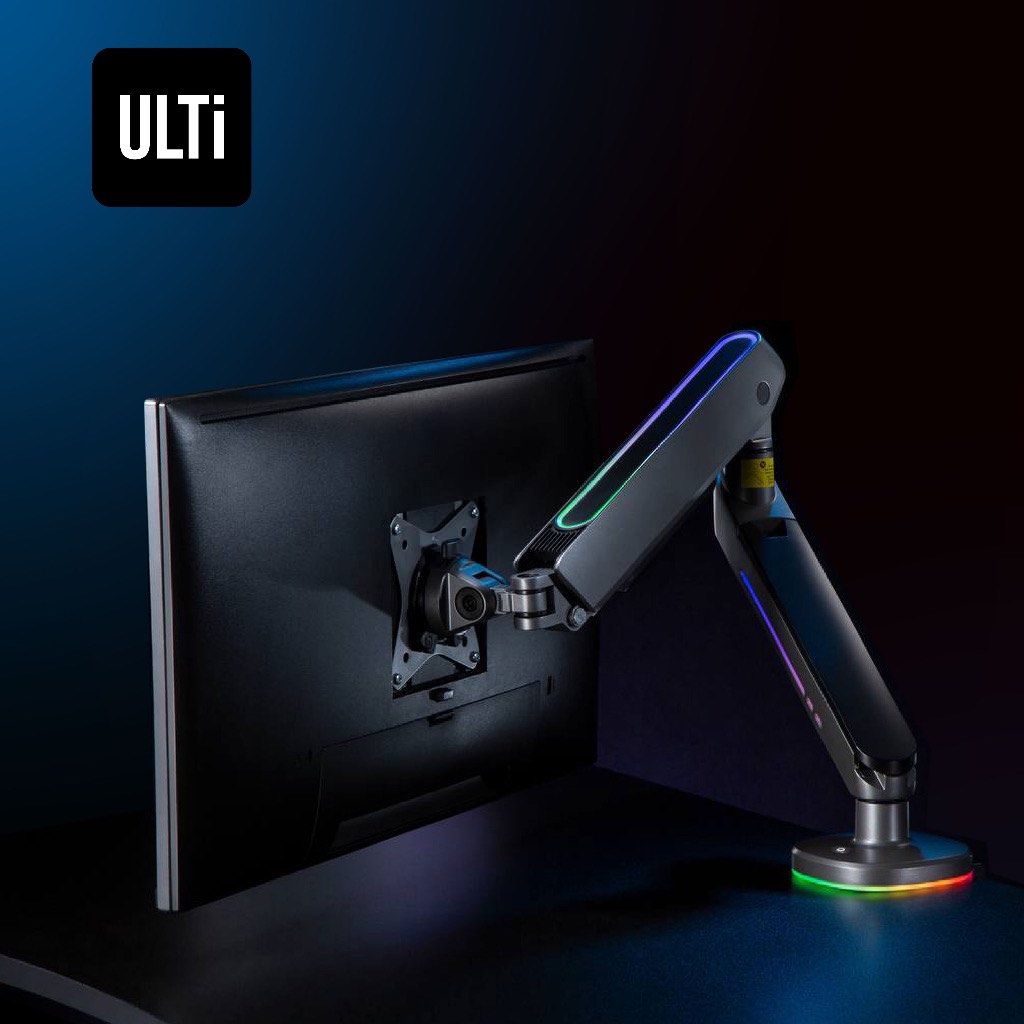 ULTi AURA RGB Monitor Arm - Compatible with most 34 inch Monitors: VESA ...