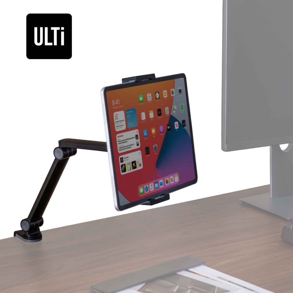 ULTi Clamp-on Tablet Holder for 4.7 to 12.9 inch Screens - Ergonomic ...