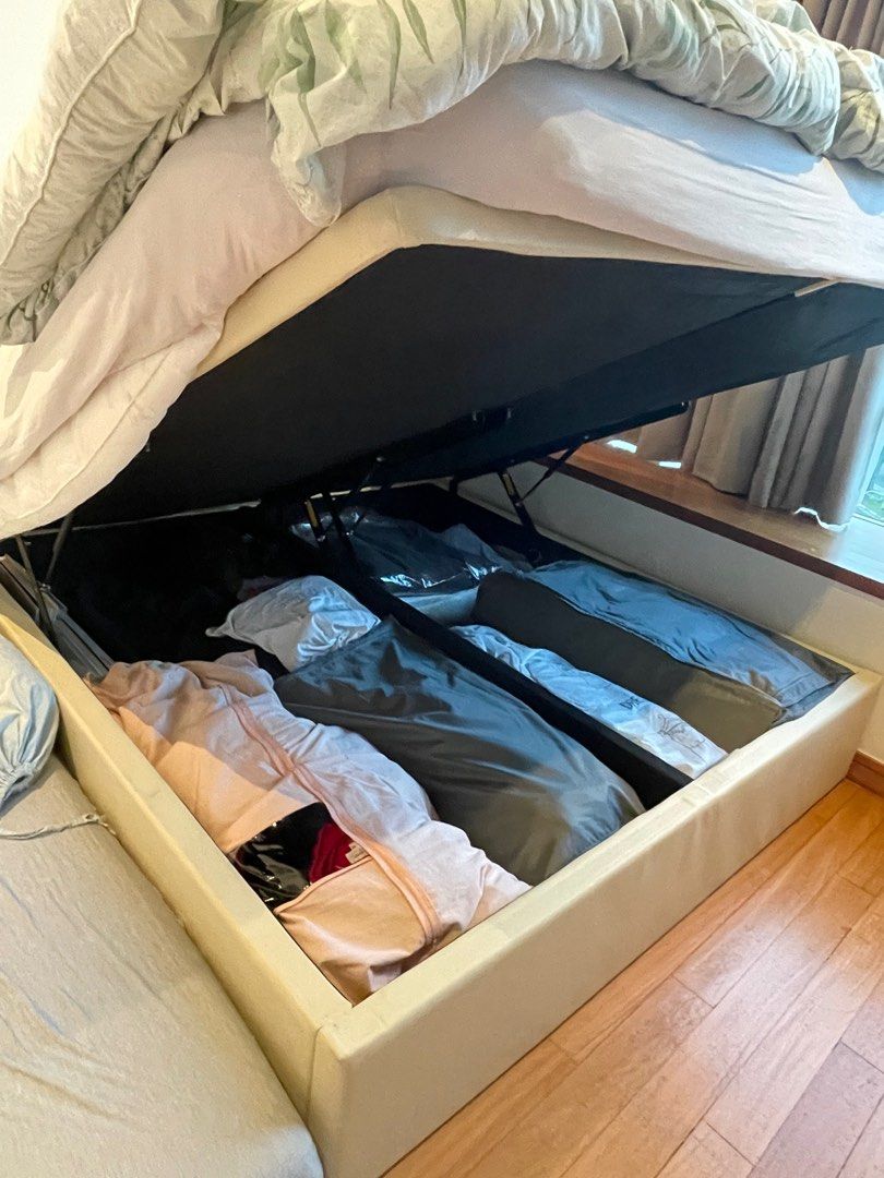 Under bed storage - king size, Furniture & Home Living, Furniture, Bed ...