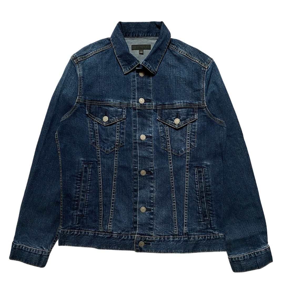 Uniqlo denim jacket on Carousell