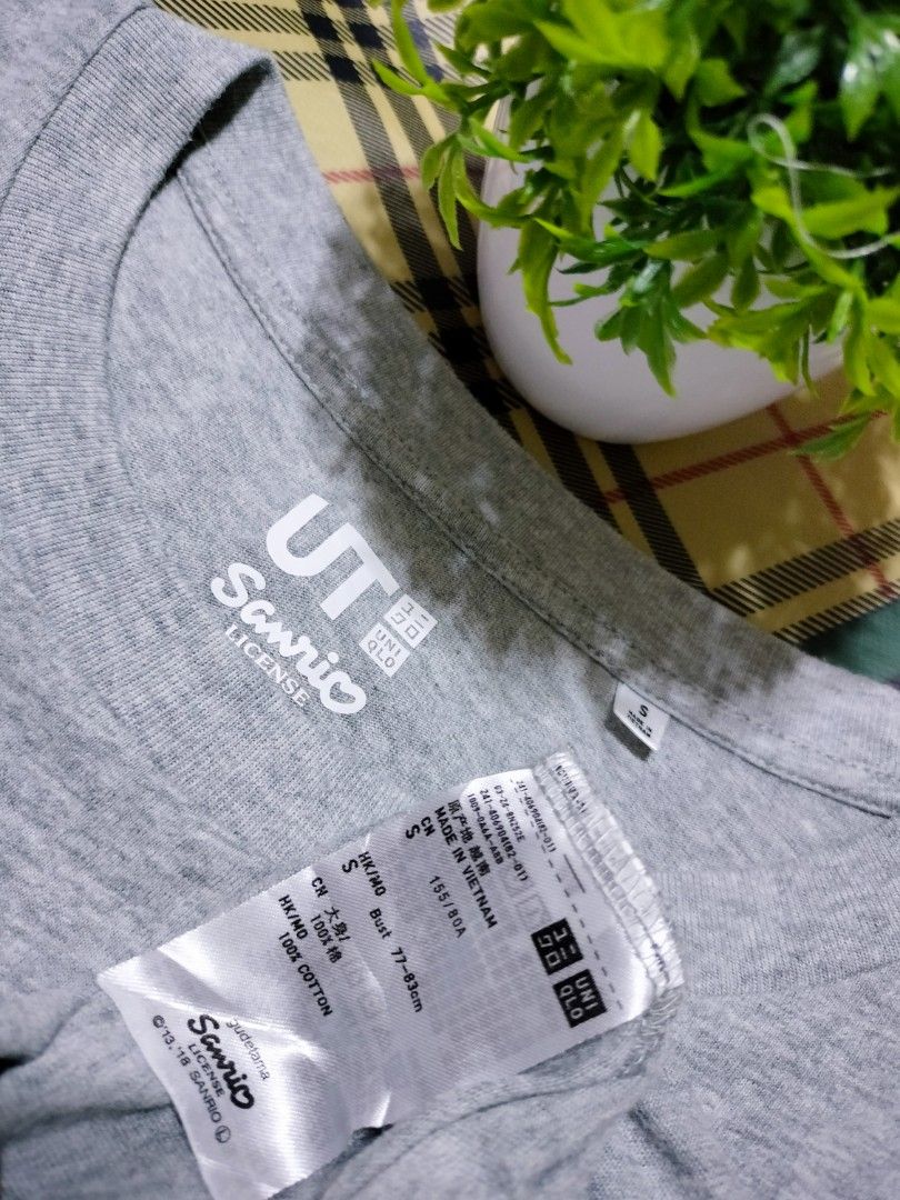 Uniqlo UT Sanrio Gudetama Eggs Grey Top, Women's Fashion, Tops, Shirts ...
