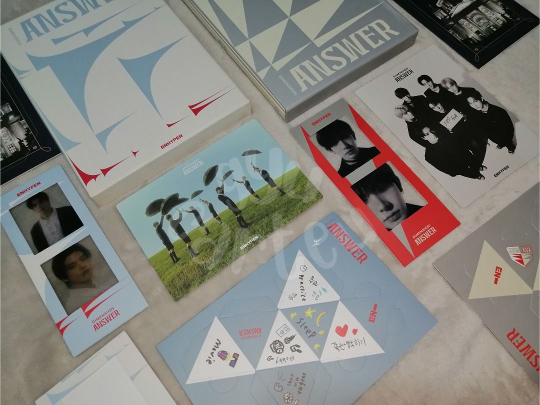 Unsealed Enhypen Dimension:Answer Album Set (No & Yet), Hobbies & Toys ...