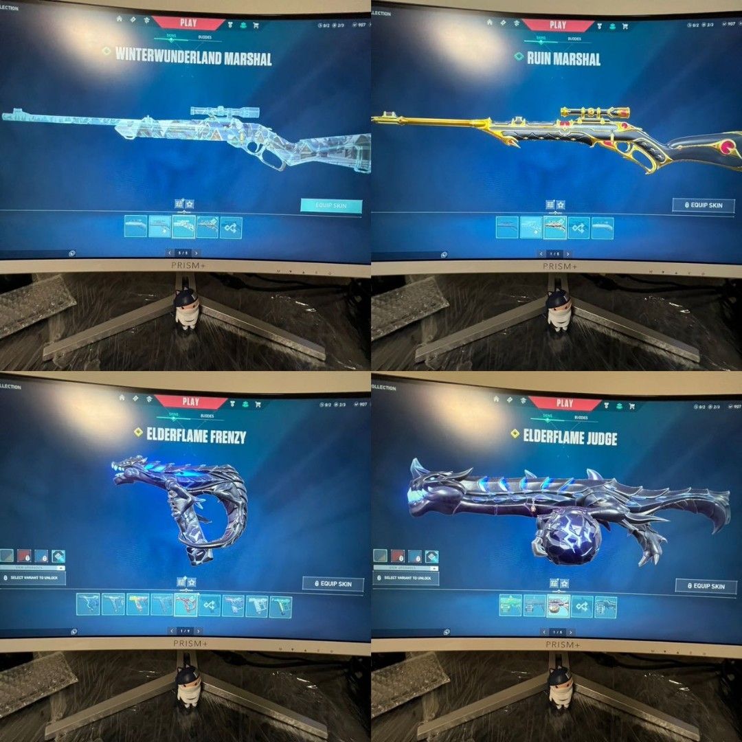 Valorant account (ElderFlame bundle/Prime/Reaver etc), Video Gaming ...