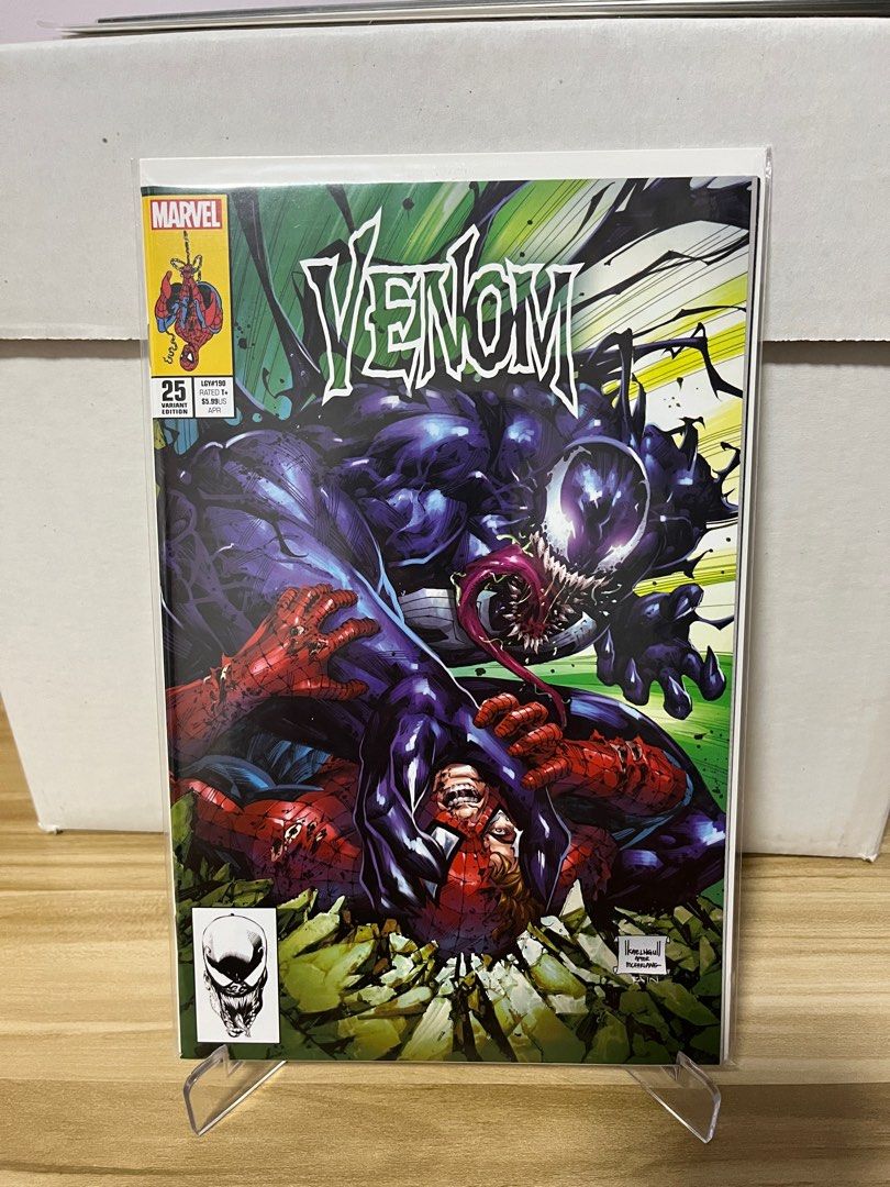 Marvel Venom #25 comic Kael Ngu variant cover Amazing Spider-Man #316 ...