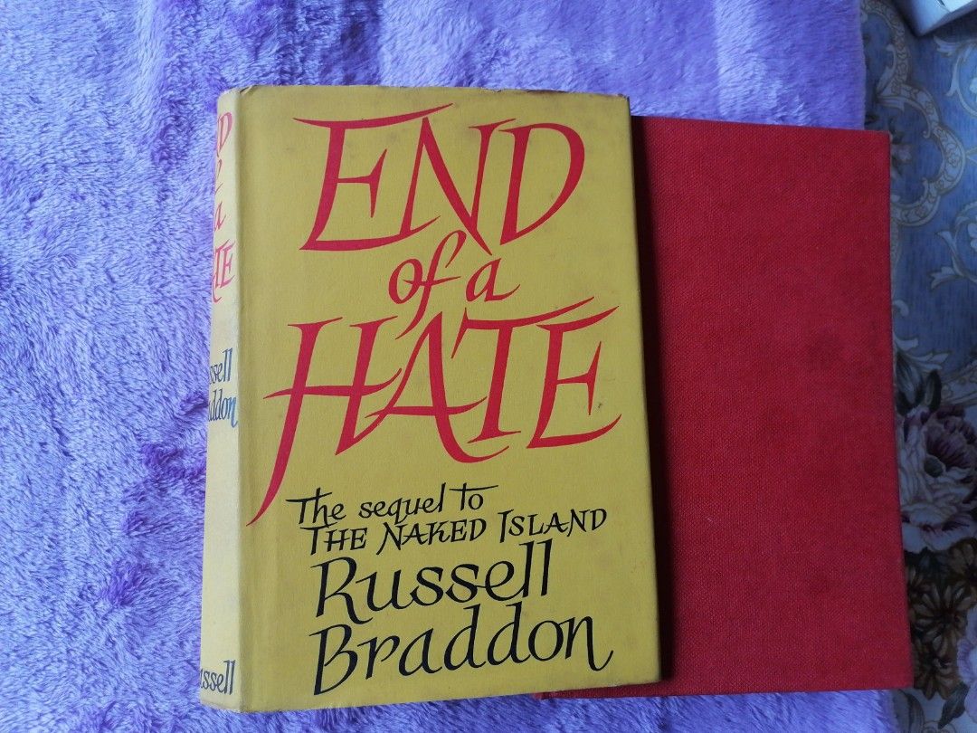 Vintage book : The naked island sequel end of a hate russell braddon ...