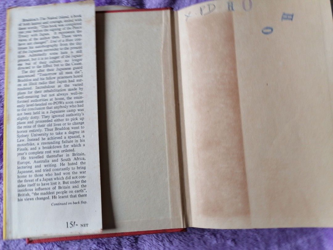 Vintage book : The naked island sequel end of a hate russell braddon ...