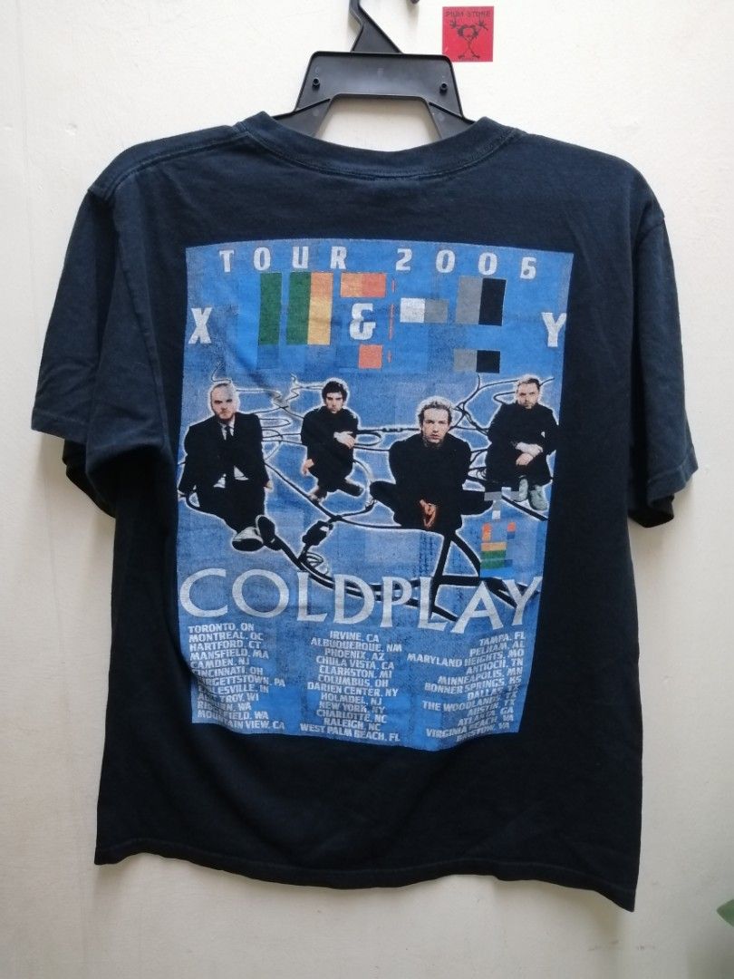 Vintage y2k Coldplay, Men's Fashion, Tops & Sets, Tshirts & Polo Shirts on Carousell