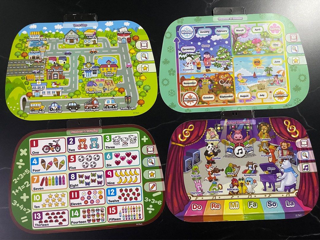 Vtech Desk Learning 3 in 1 include 9 touch interactive pages and ...