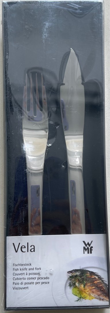 WMF Fish knife & fork set, Furniture & Home Living, Kitchenware ...