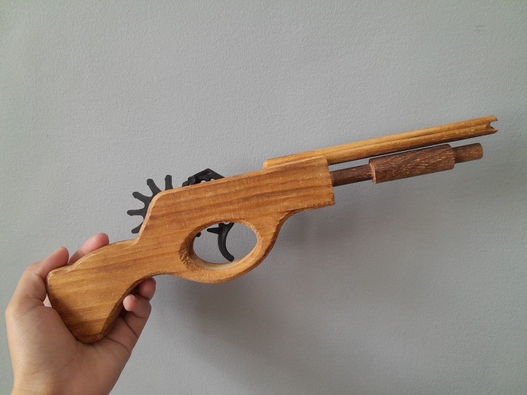 Wooden Gun on Carousell