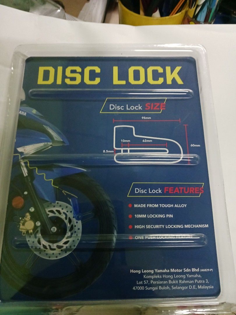 Yamaha disc lock, Auto Accessories on Carousell