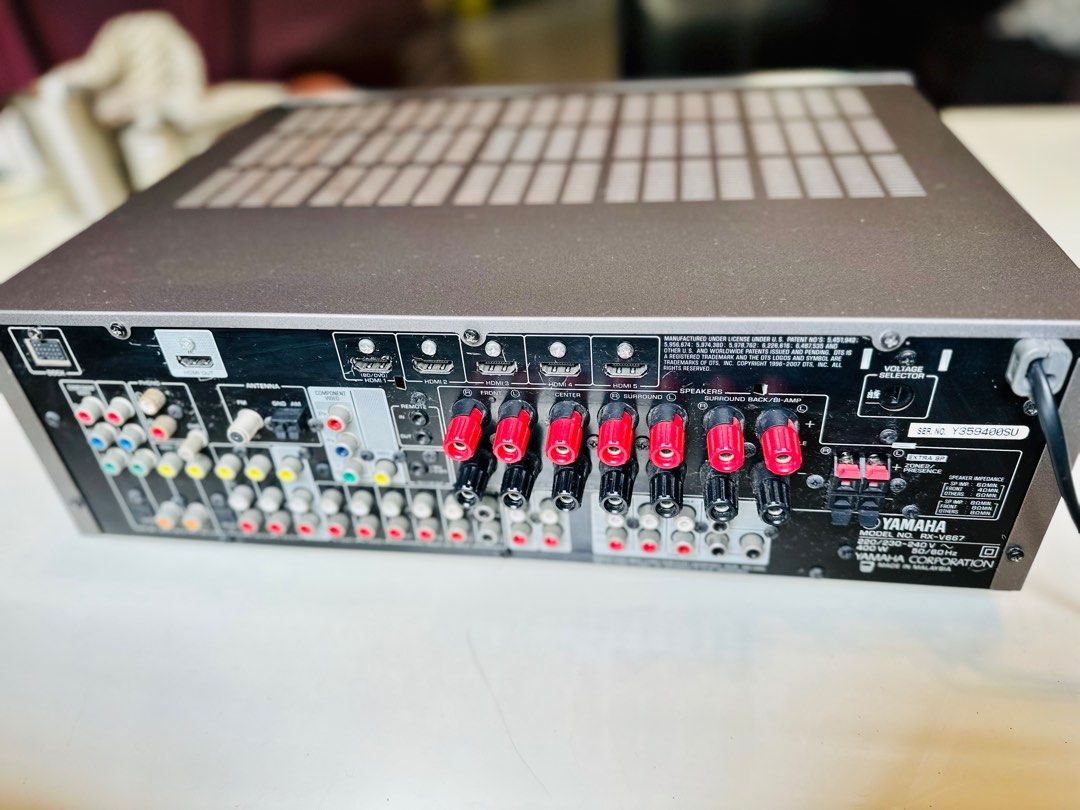 YAMAHA: RX-V667 7.2 Ch 3D FUll HD Zone 2, Audio, Soundbars, Speakers ...