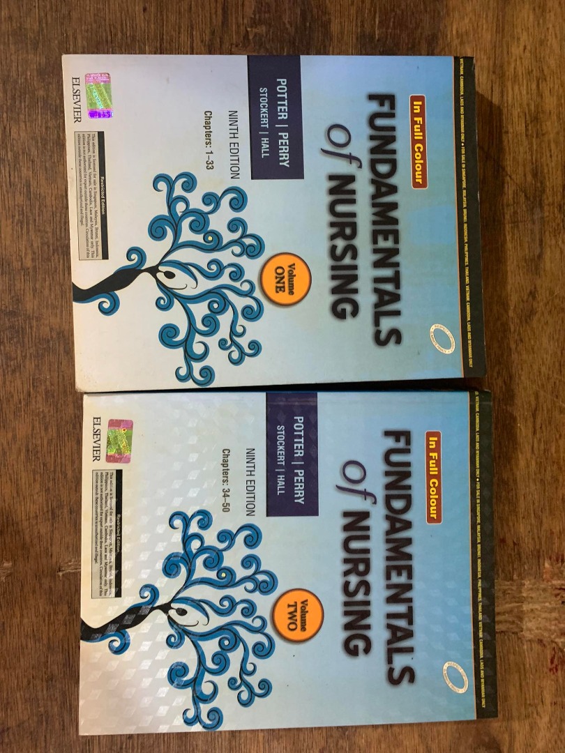 9TH EDITION FUNDAMENTALS OF NURSING POTTER AND PERRY 2 VOLUME, Hobbies ...
